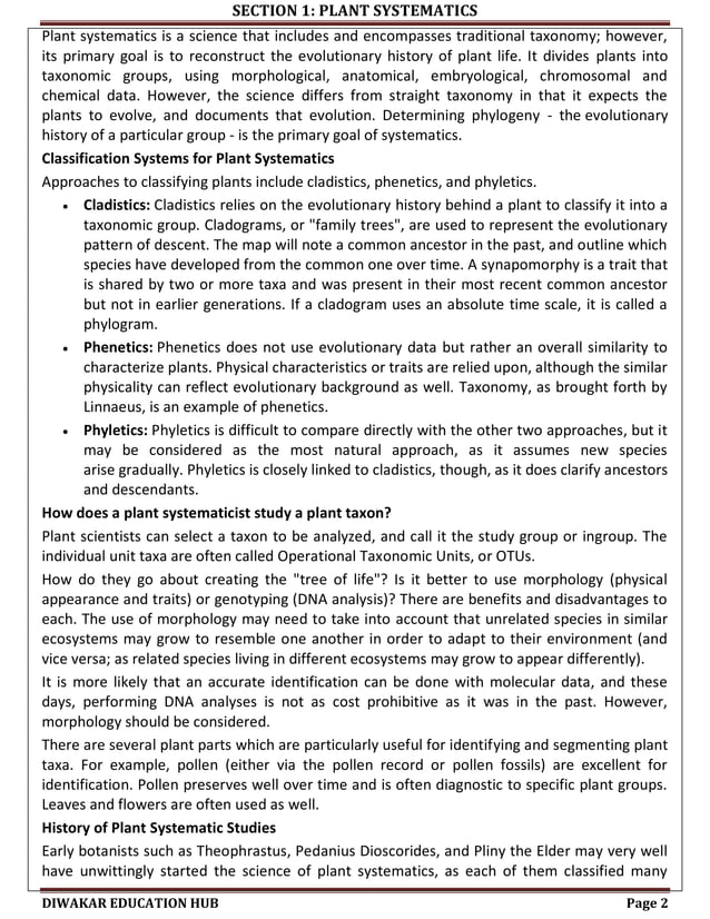 GATE Botany Book PDF [Sample PDF] | PDF