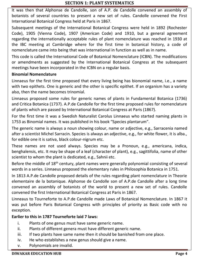 GATE Botany Book PDF [Sample PDF] | PDF