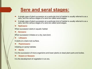 Succession ,its types ,causes and theories | PPTX