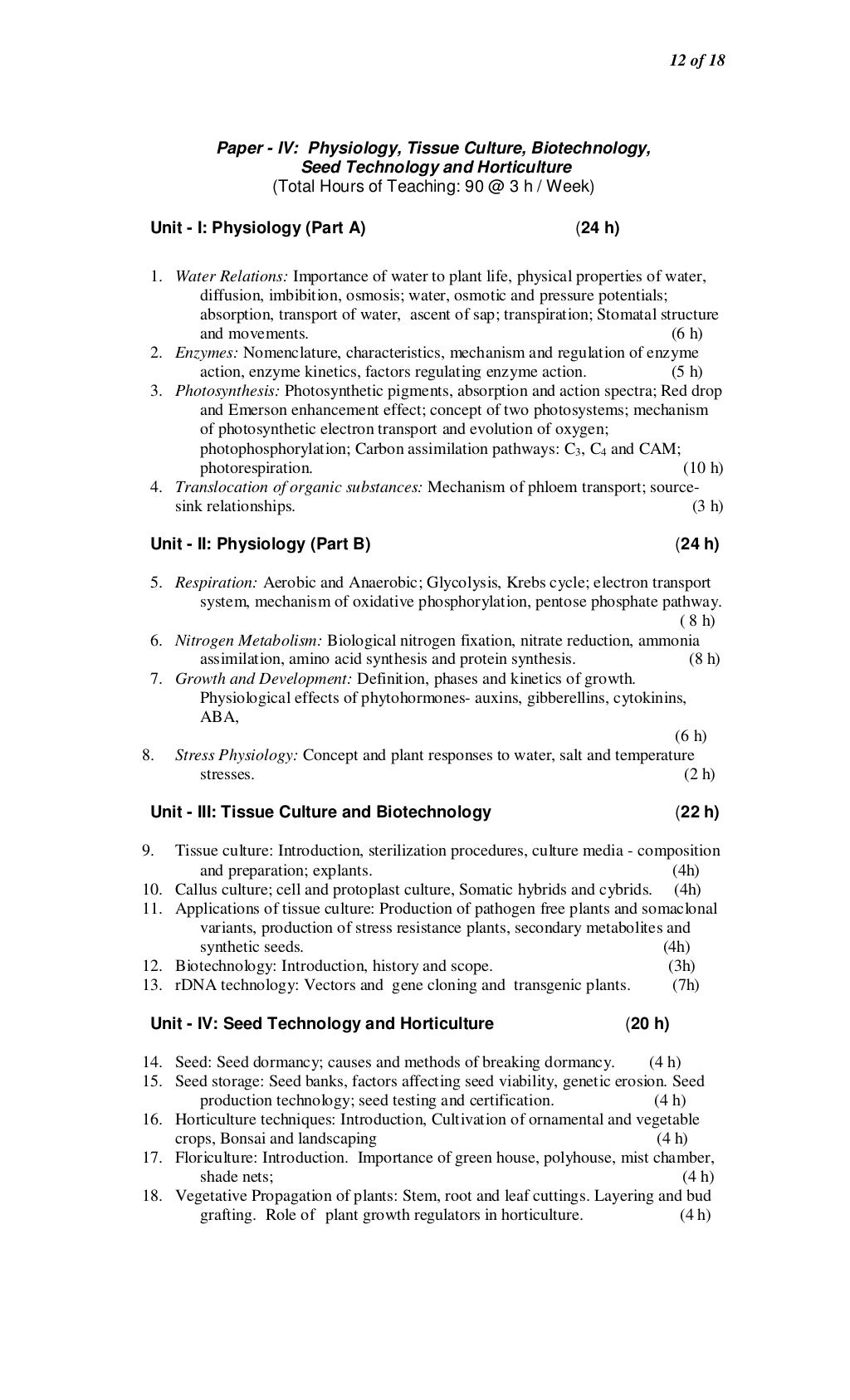 Botany Syllabus botany-syllabus