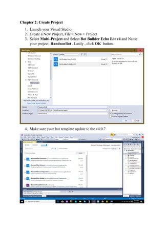 Bot builder v4 HOL | PDF