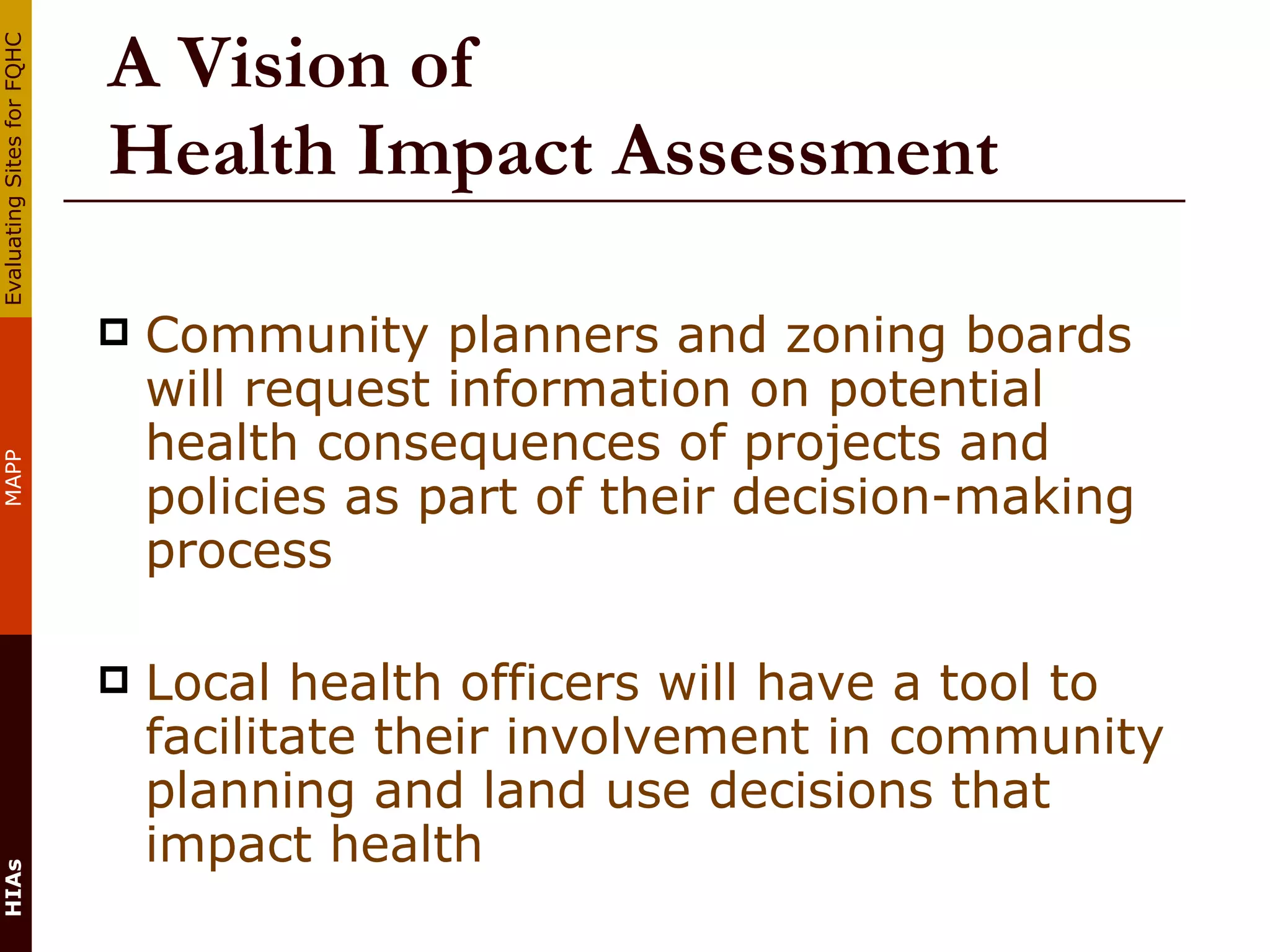 Health Impact Assessments | PPT