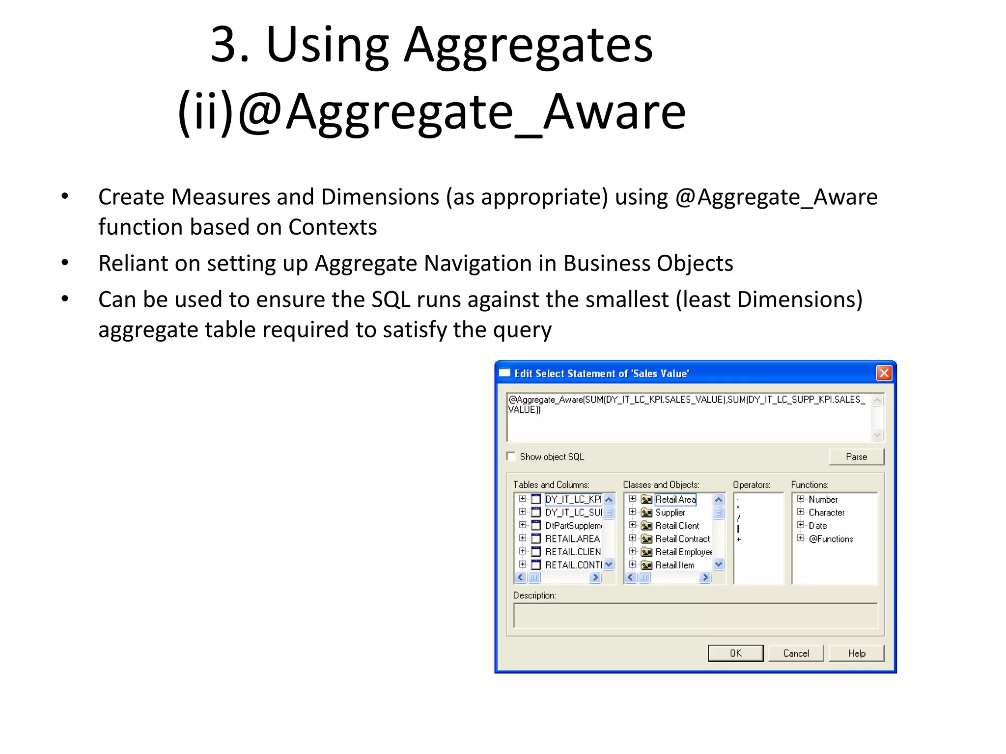 SAP BO and Teradata best practices | PPTX | Databases | Computer Software and Applications