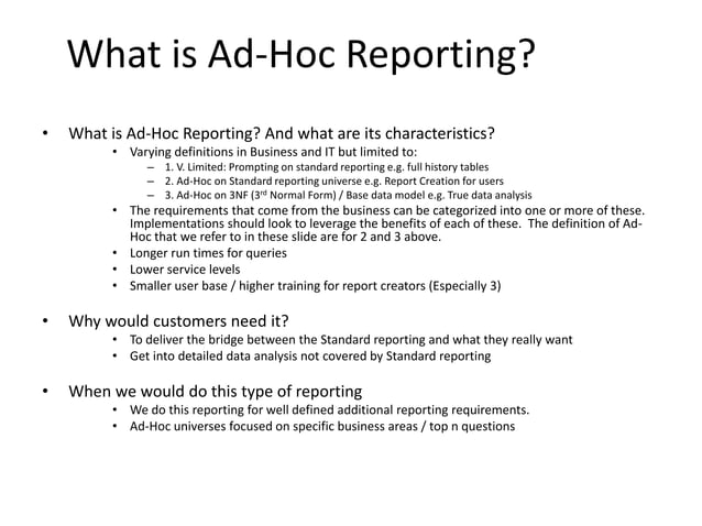 SAP BO and Teradata best practices | PPTX | Databases | Computer Software and Applications