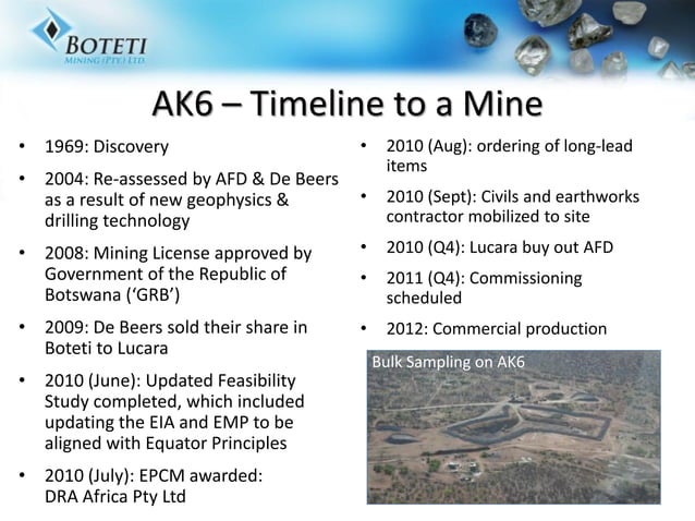 Boteti mining corporate presentation October 2010 | PPT