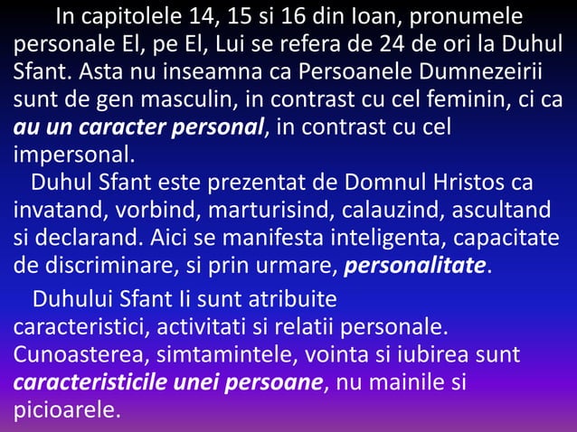 Botezul Cu Duhul Sfant - Partea I | PPTX