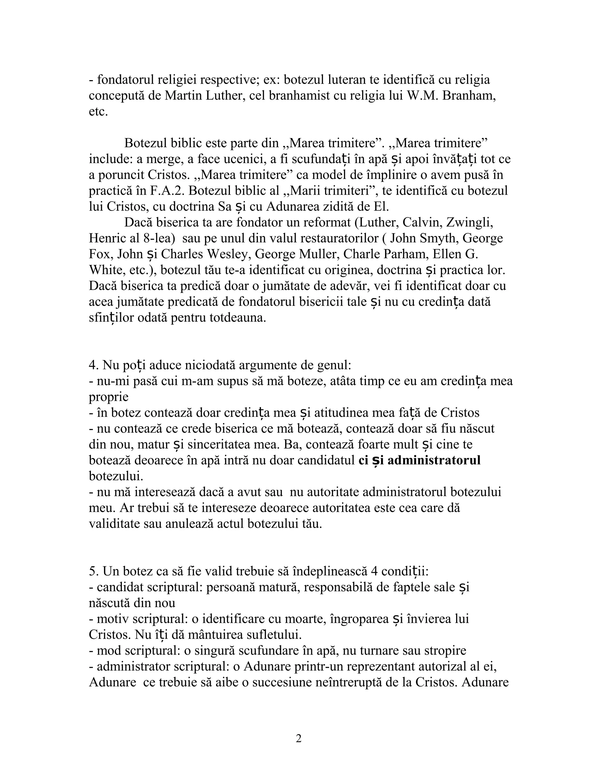 Botezul naivilor | DOC