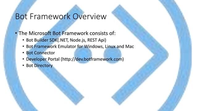 An introduction to Microsoft Bot Framework | PPTX | Computing | Technology & Computing