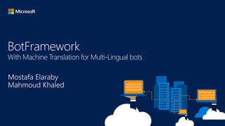 Bot Framework V4 with Machine Translation | PPT