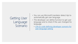 Bot Framework V4 with Machine Translation | PPT