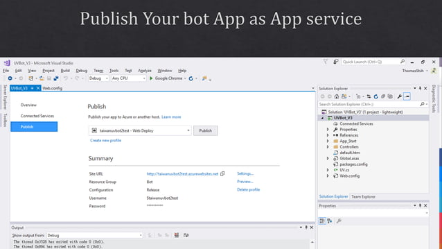 Microsoft Bot framework demo | PPTX