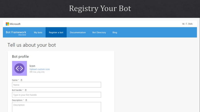 Microsoft Bot framework demo | PPTX