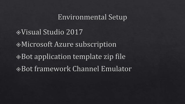 Microsoft Bot framework demo | PPTX | Web Development | Internet