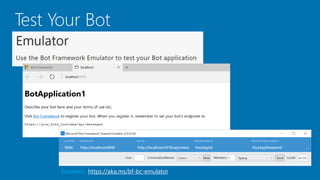 Intro to Bot Framework v3 | PPTX