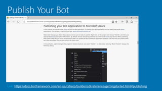Intro to Bot Framework v3 | PPTX
