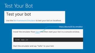 Intro to Bot Framework v3 | PPTX