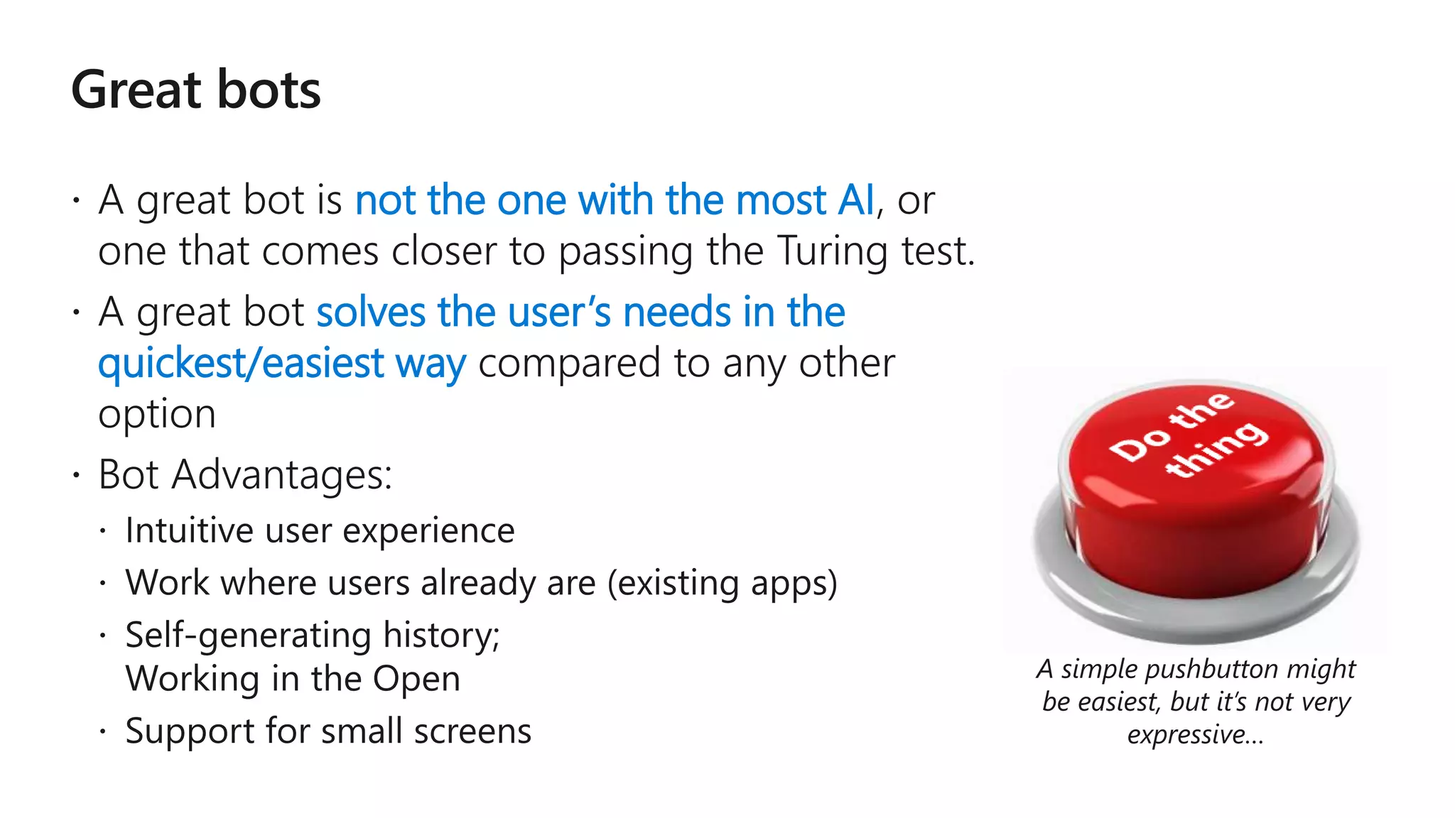 Introduction To The Microsoft Bot Framework V4 Ppt