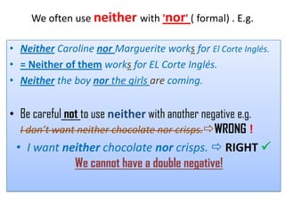 Both and, neither nor | PPTX