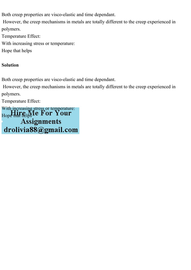 Both creep properties are visco-elastic and time dependant. Howeve.pdf