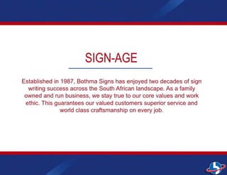 Bothma signs | PDF