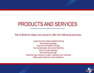 Bothma signs | PDF