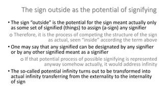 Both necessity and arbitrariness of the sign: information | PPT
