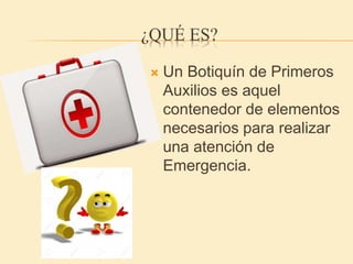 Botiquín básico | PPTX