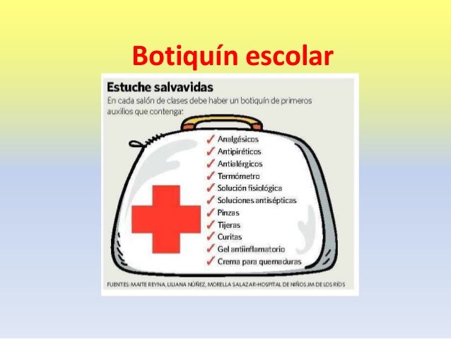 Botiquin escolar