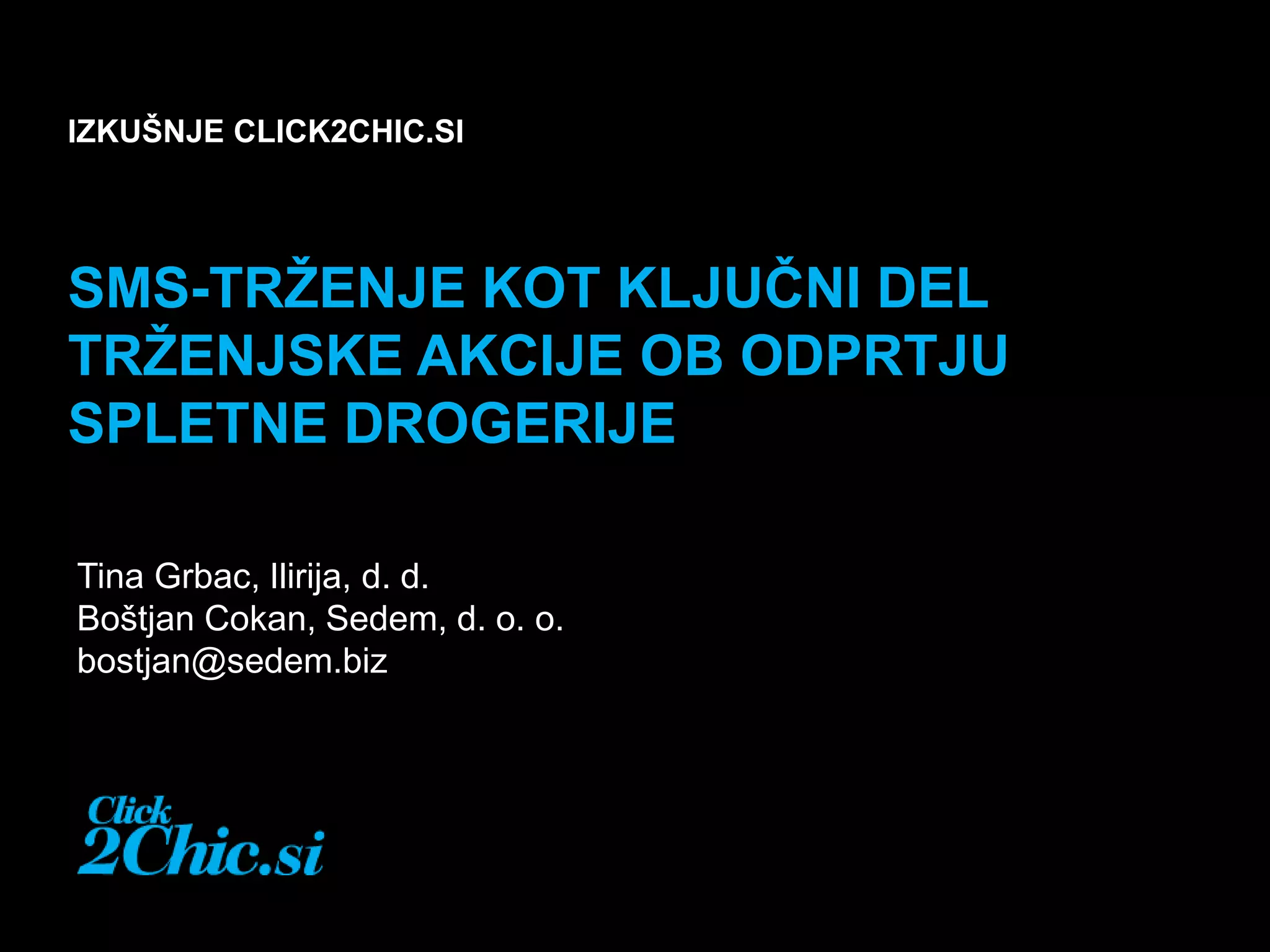 Boštjan cokan (sedem) click2chic | PDF