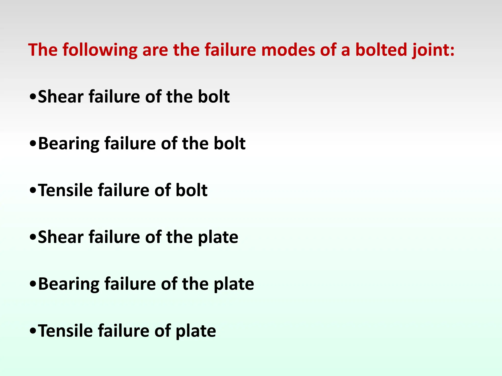 botls types failures and design of bolts | PPT botls types failures and design of bolts | PPT