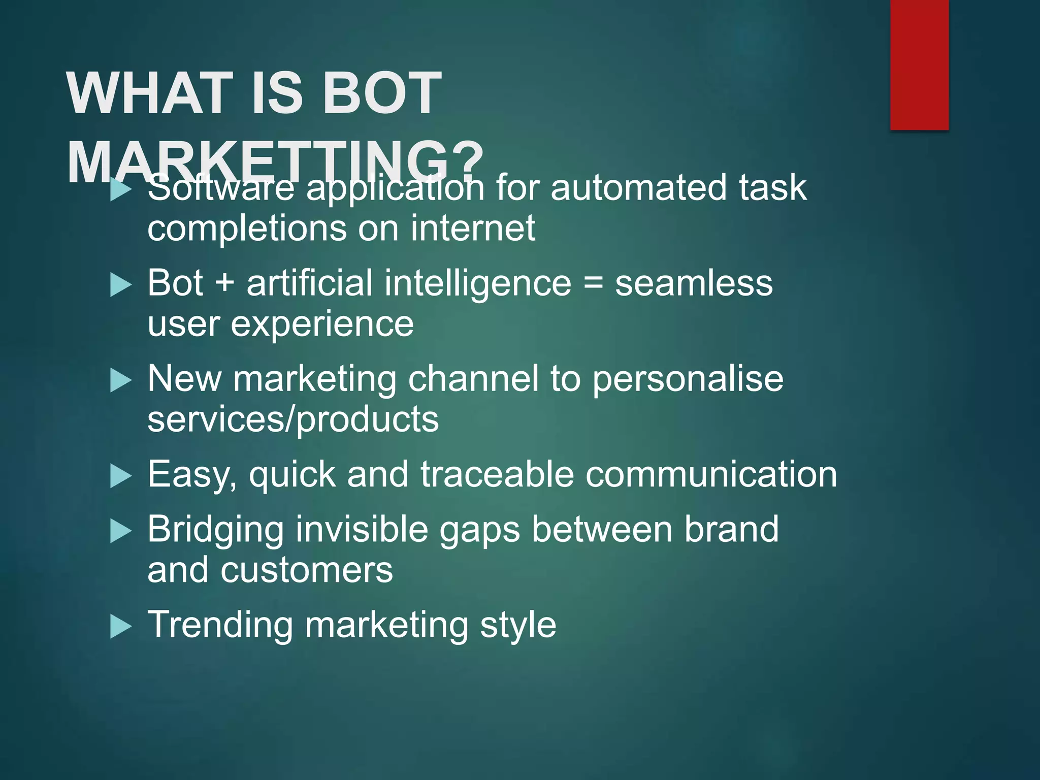 Bot marketting | PPT