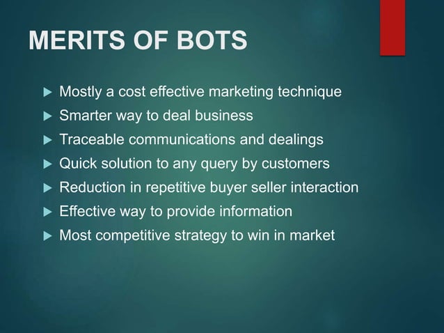 Bot marketting | PPT