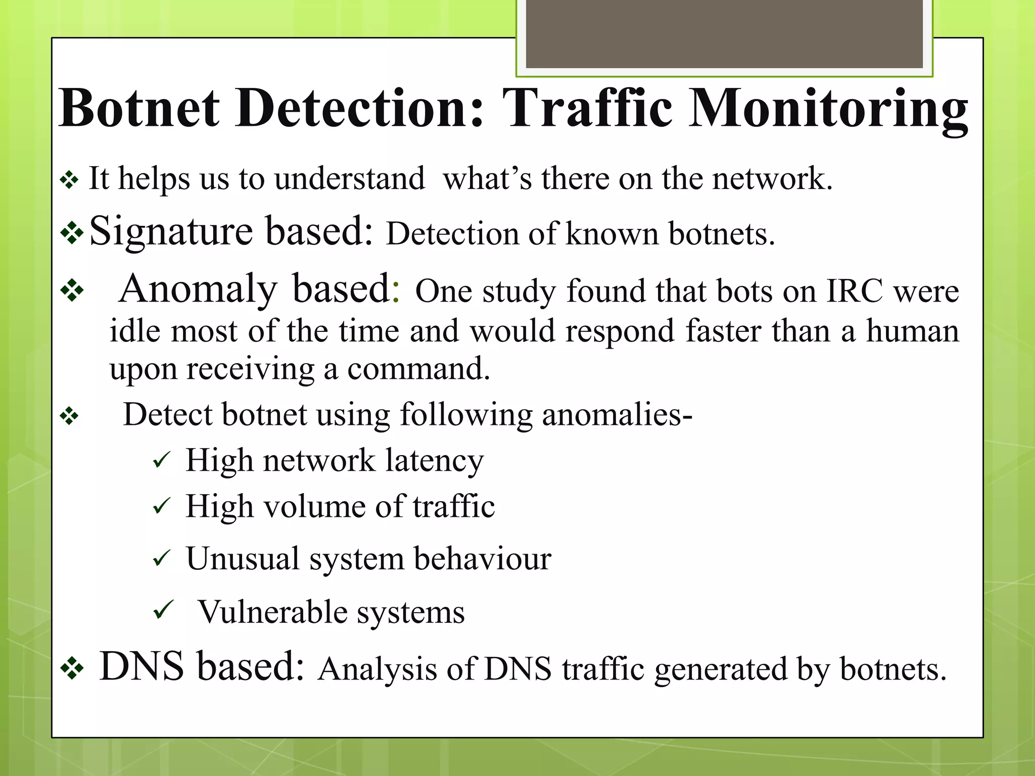 Botnets | PPTX