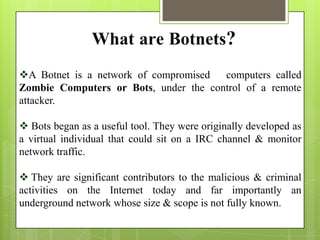 Botnets | PPTX