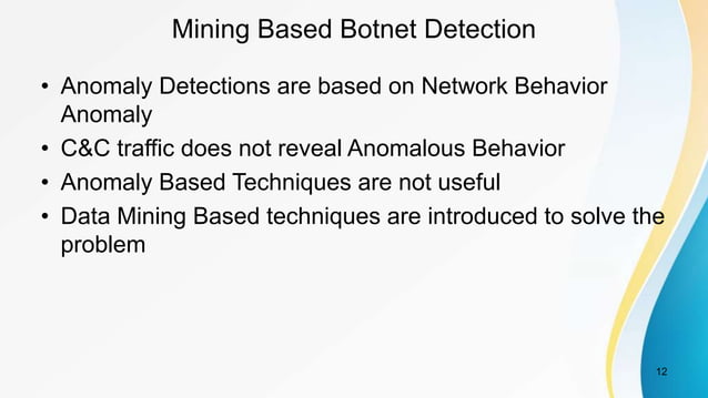 Botnet And Its Detection Techniques Pptx Internet Computing