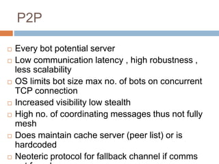 Botnet communication patterns 2 | PPTX