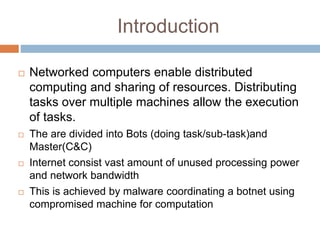Botnet communication patterns 2 | PPTX