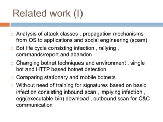 Botnet communication patterns 2 | PPTX