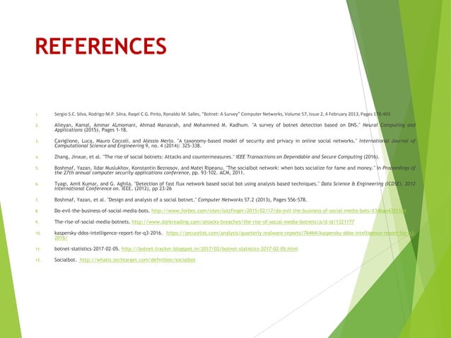 Botnet Detection In Online Social Network Ppt