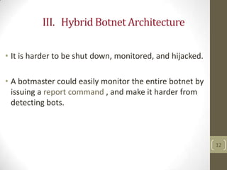 Study on Botnet Architecture | PPT