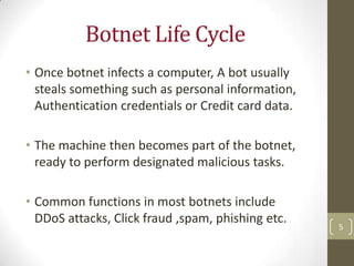 Study on Botnet Architecture | PPT