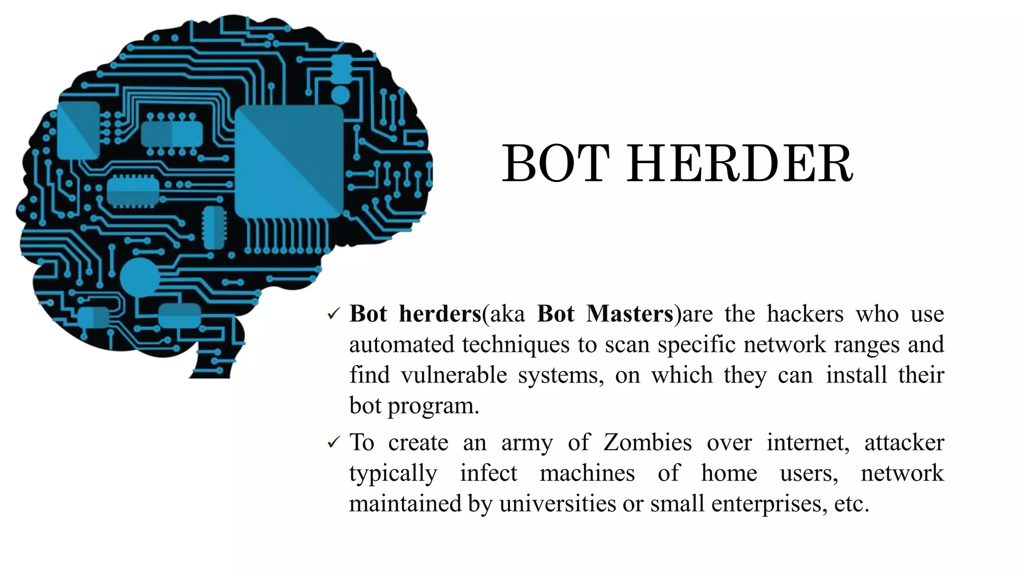 Botnets In Cyber Security | PPTX