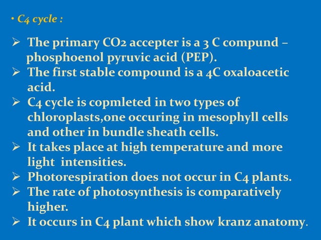 C3,C4 & CAM pathway | PPTX