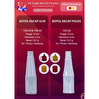 PT. Sari Multi Utama - Pabrik Pembuatan Botol Plastik | PDF