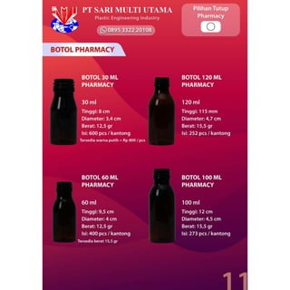 PT. Sari Multi Utama - Pabrik Pembuatan Botol Plastik | PPTX