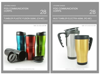 Botol Minum Tumbler - Barang Merchandise Souvenir Promosi 2014 | PDF