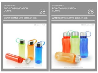 Botol Minum Tumbler - Barang Merchandise Souvenir Promosi 2014 | PDF