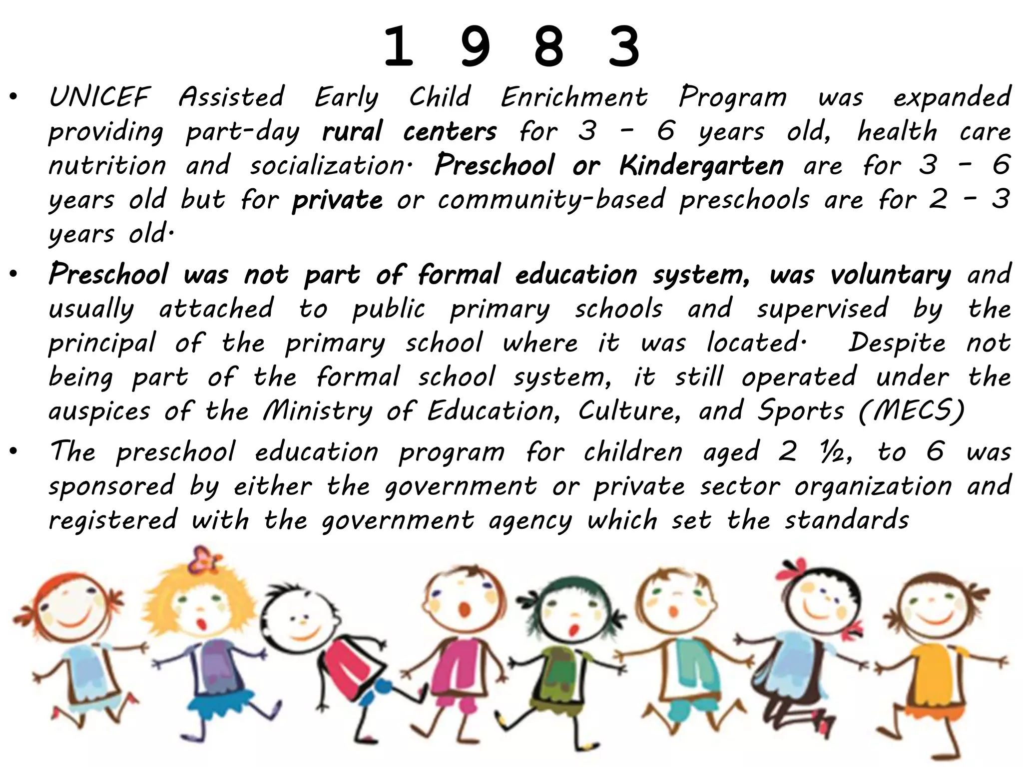 Preschool Education in the Philippines | PPTX