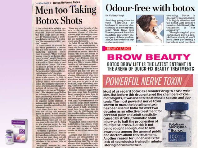 Botox case study | PPTX | Cosmetic Medical Services | Medical Health