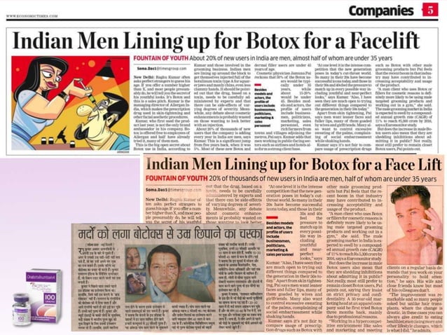 Botox case study | PPTX | Cosmetic Medical Services | Medical Health